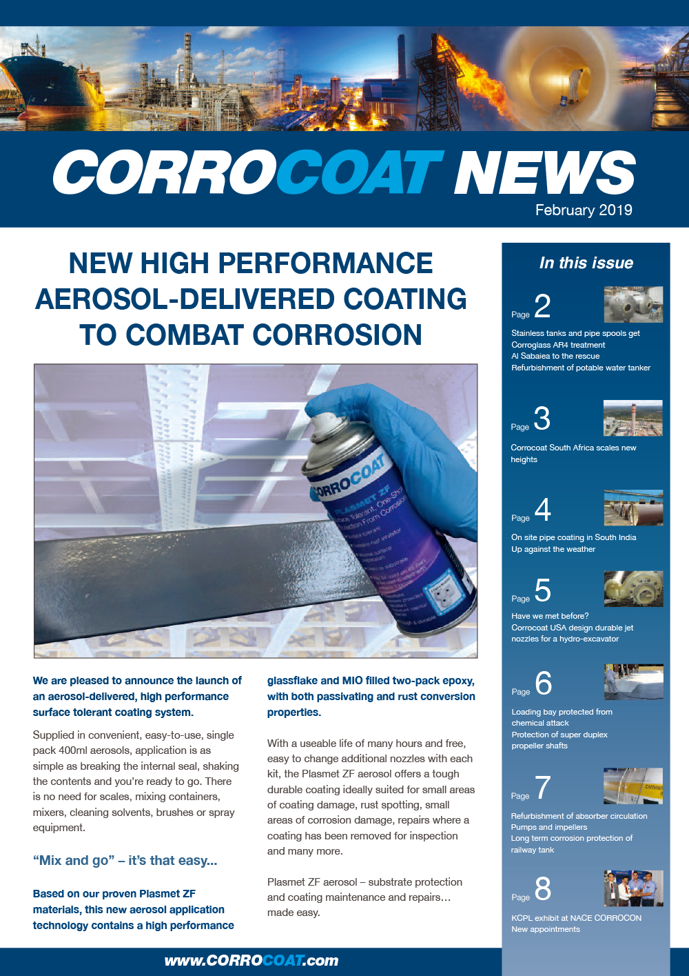 Corrocoat News (February 2019) - Corrocoat Japan