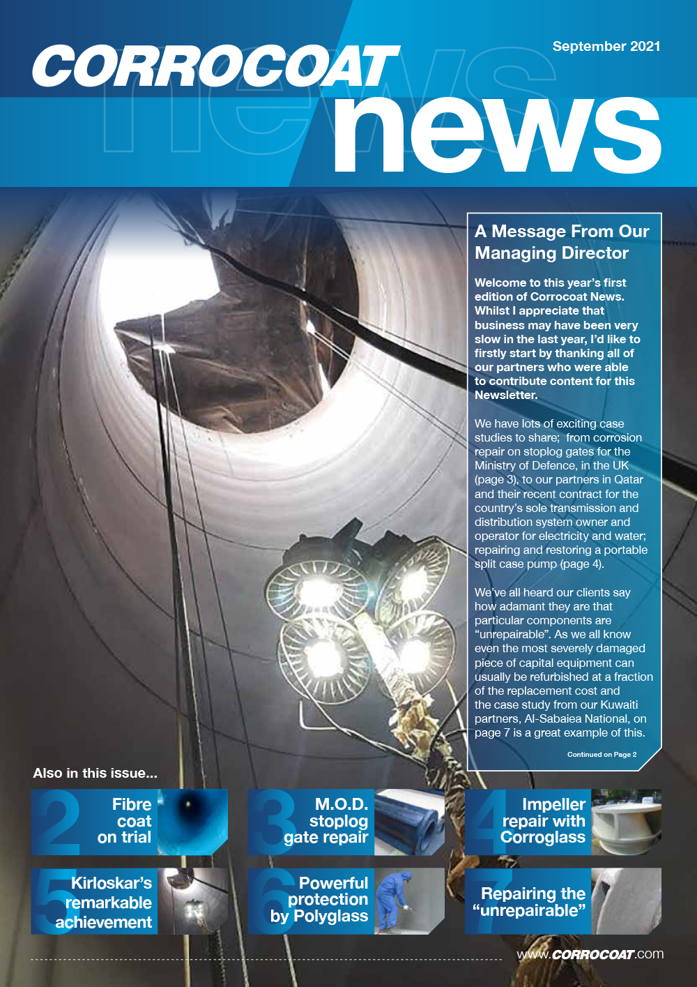 Corrocoat News (September 2021) - コロコートジャパン